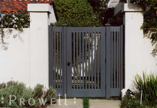 DOUBLE OFF-SET GATES - Single Span Gate - Prowell woodworks