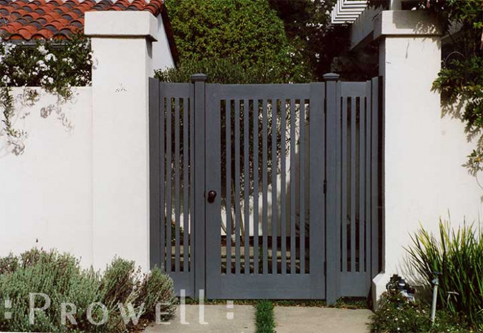 DOUBLE OFF-SET GATES - Single Span Gate - Prowell woodworks