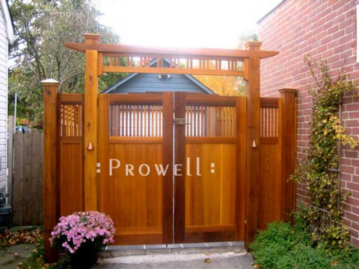 Wood Gate Arbor 1, by Prowell Woodworks, inc
