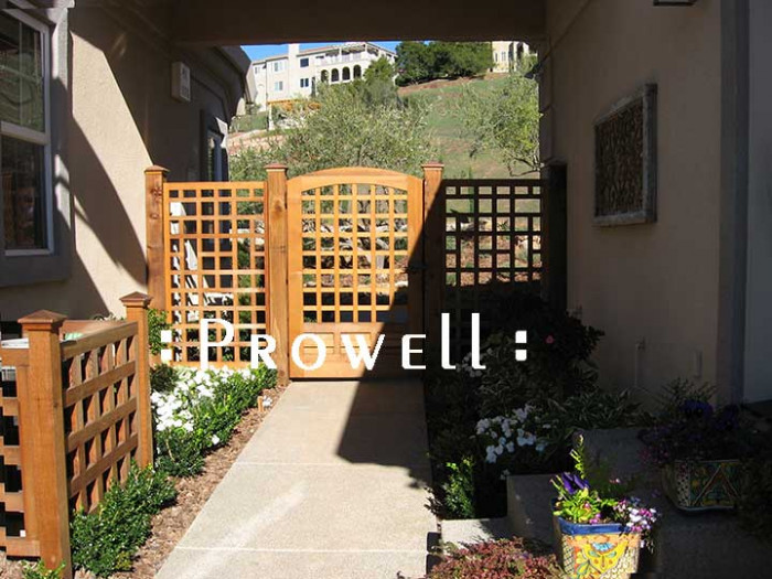 Wood Gate 77, by Prowell Woodworks, inc