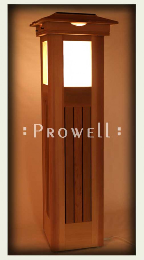 Landscape Lighting Column 6. Prowell Woodworks, inc