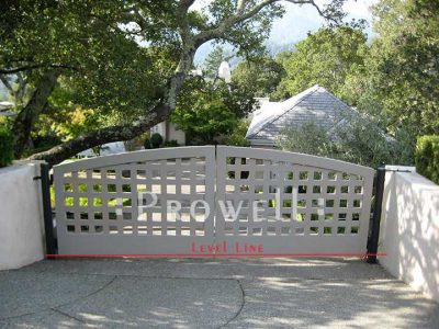 Sloping grades, how to plan your gates and fence to a hillside.