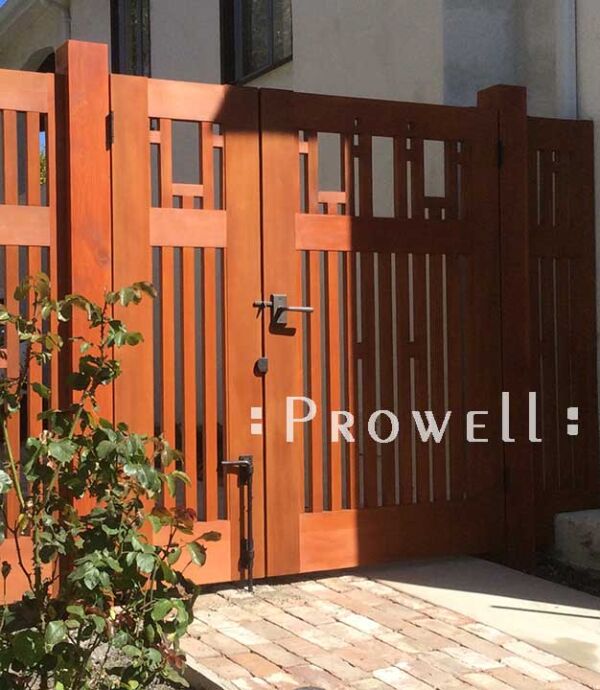 DOUBLE OFF-SET GATES - Single Span Gate - Prowell woodworks