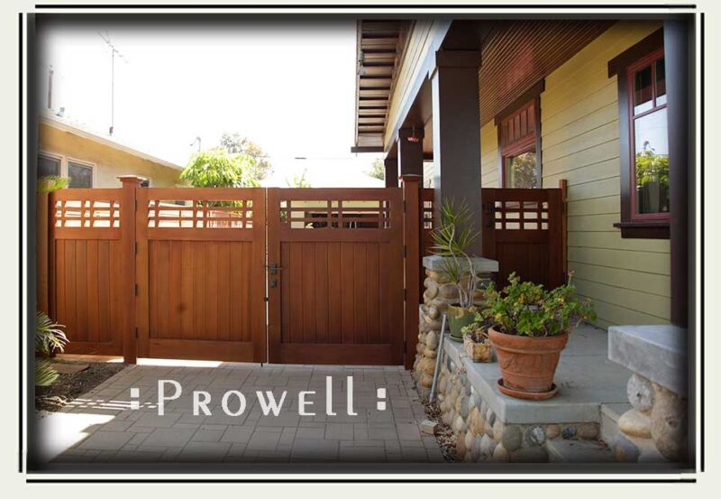 Wood Driveway Gates 30, by Prowell Woodworks, inc.
