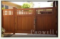 Wood Driveway Gates 30, by Prowell Woodworks, inc.