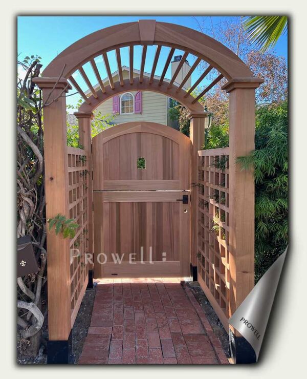 Soft Arching Arbor 15, by Prowell Woodworks, inc