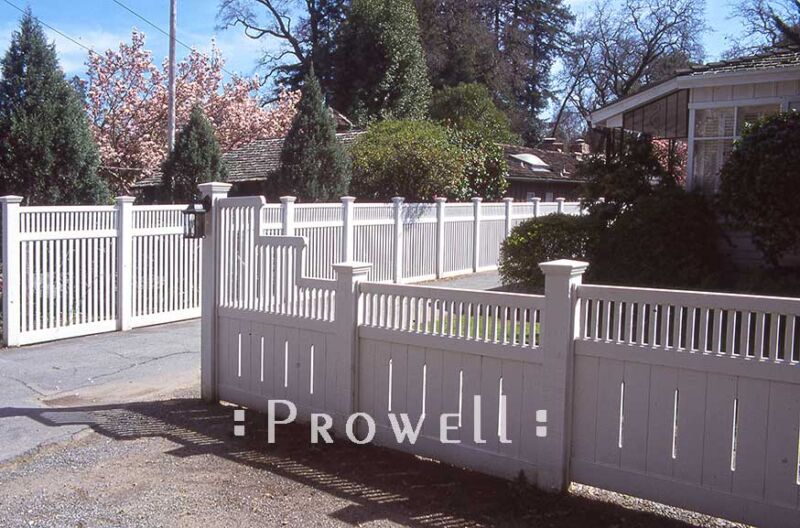 fence transition panels - custom fence transition