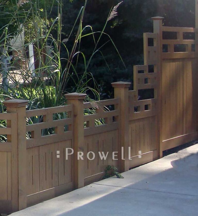 fence transition panels