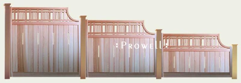 fence transition panels - custom fence transition