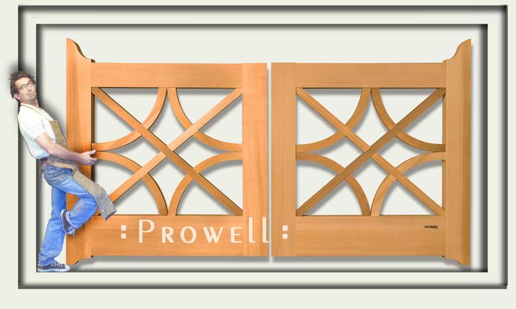 Wood Garden Gate 66, by Prowell Woodworks, inc