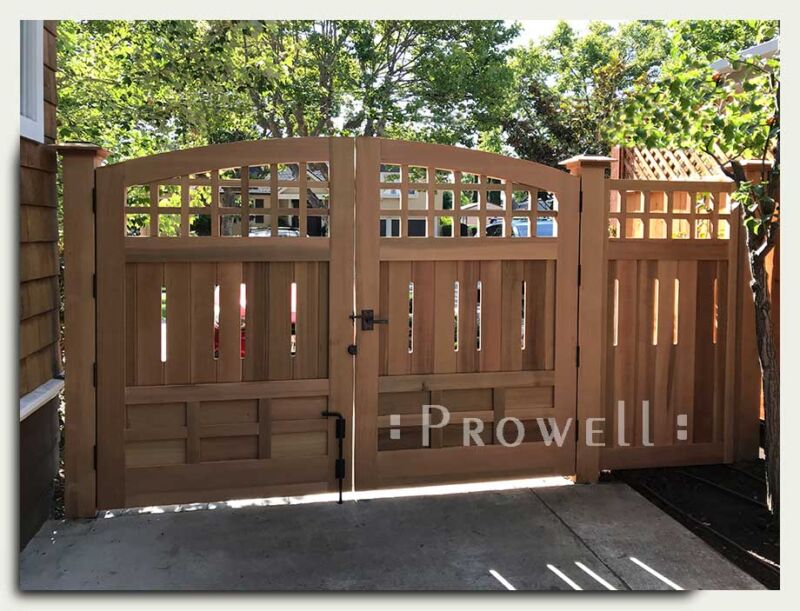 Driveway Gates 21, by Prowell Woodworks, inc.