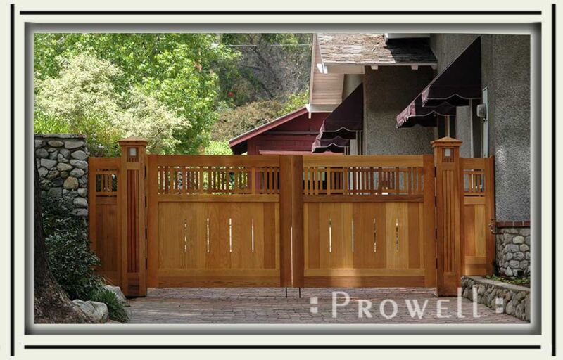 Driveway Gates 29, by Prowell Woodworks, inc.