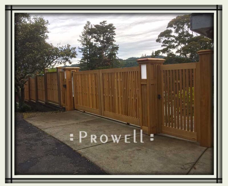 Driveway Gates 4, by Prowell Woodworks, inc