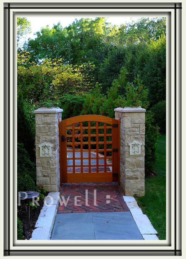 Custom Wood Garden Gates #27, by Prowell Woodworks, inc