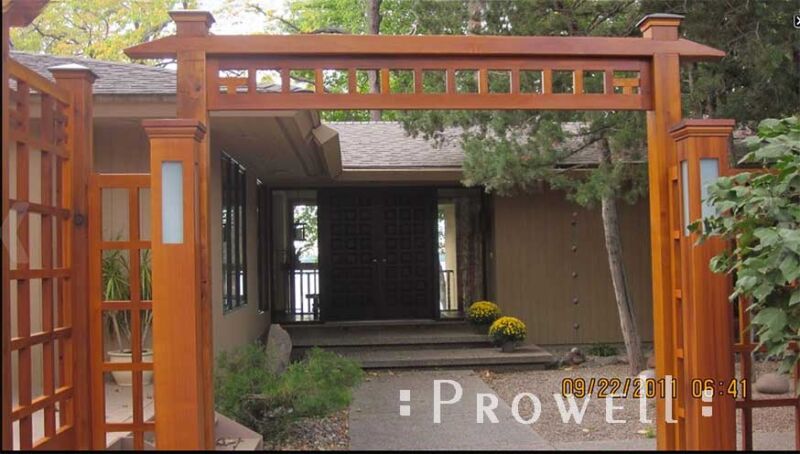 Wood Gate Arbor 1, by Prowell Woodworks, inc