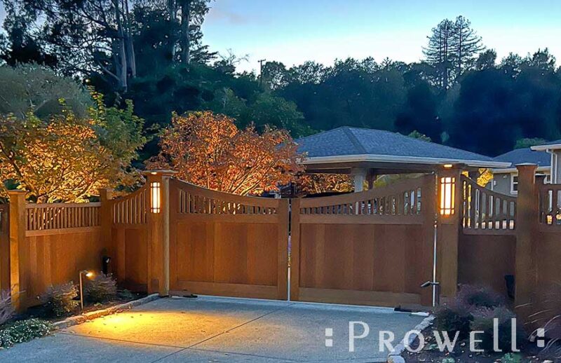 fence transition panels - custom fence transition