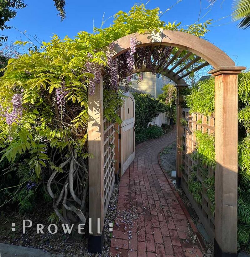 Soft Arching Arbor 15, by Prowell Woodworks, inc